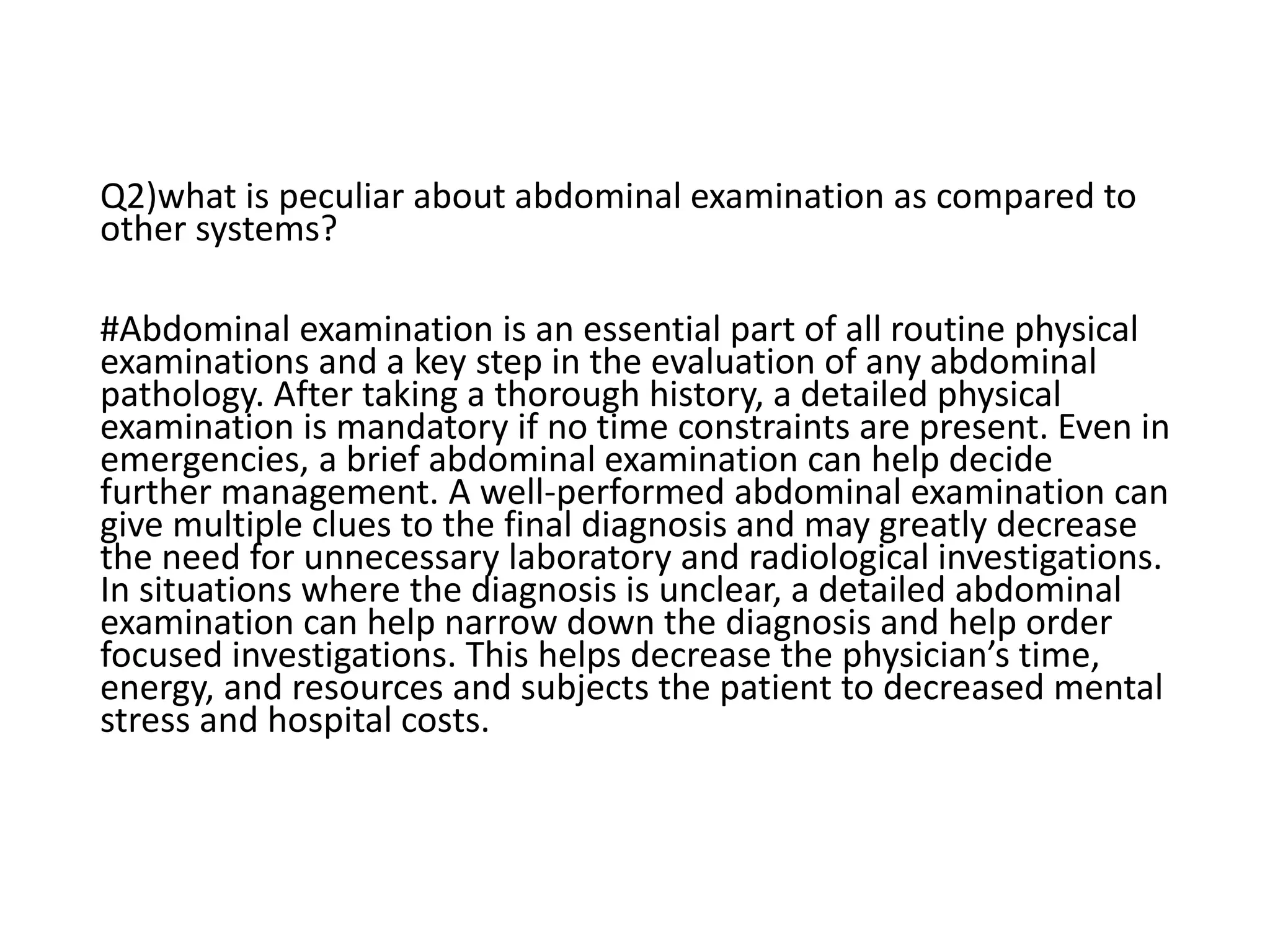 Physical Examination Presentation prepared by AAMBC Student | PPT