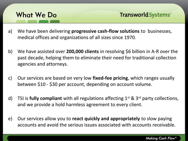 Updated Transworld Systems Overview | PPT