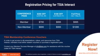 2021 TSIA Interact | Attendee Guide | PPT