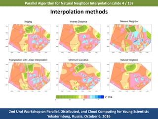 Parallel Algorithm for Natural Neighbour Interpolation | PPT