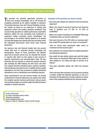 TSI Financial Model and Business Case Services | PDF | Computer Networking | Computing