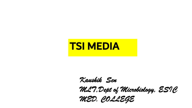 Tsi media & it's interpretation | PDF