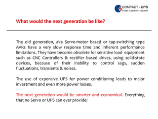 Tsi precision power conditioner | PPT