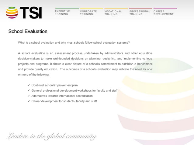 TSI School Improvement | PPT