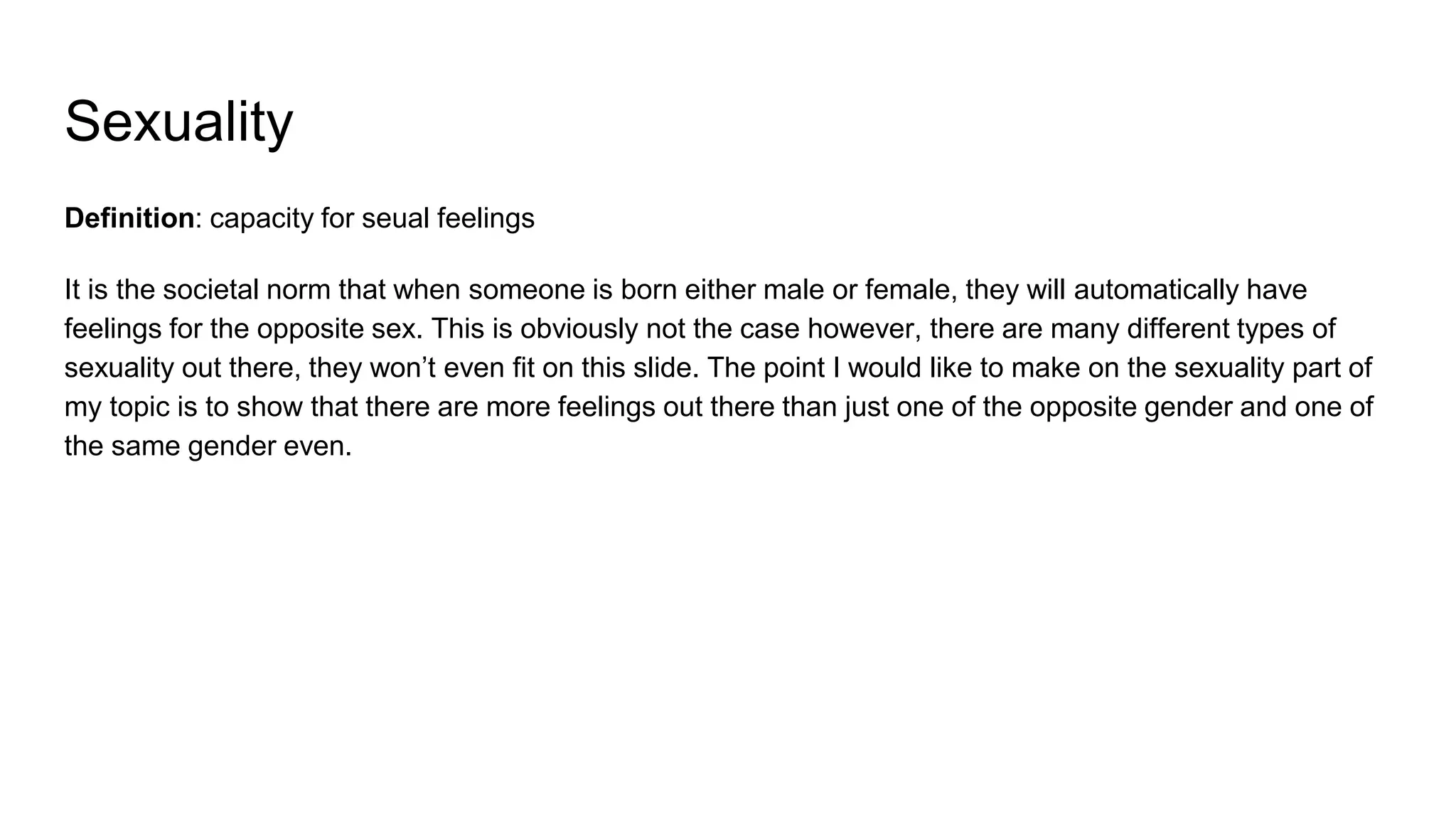 LGBT, gender, and sexuality | PPT