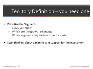 Territory Planning - The Sales Journey.com