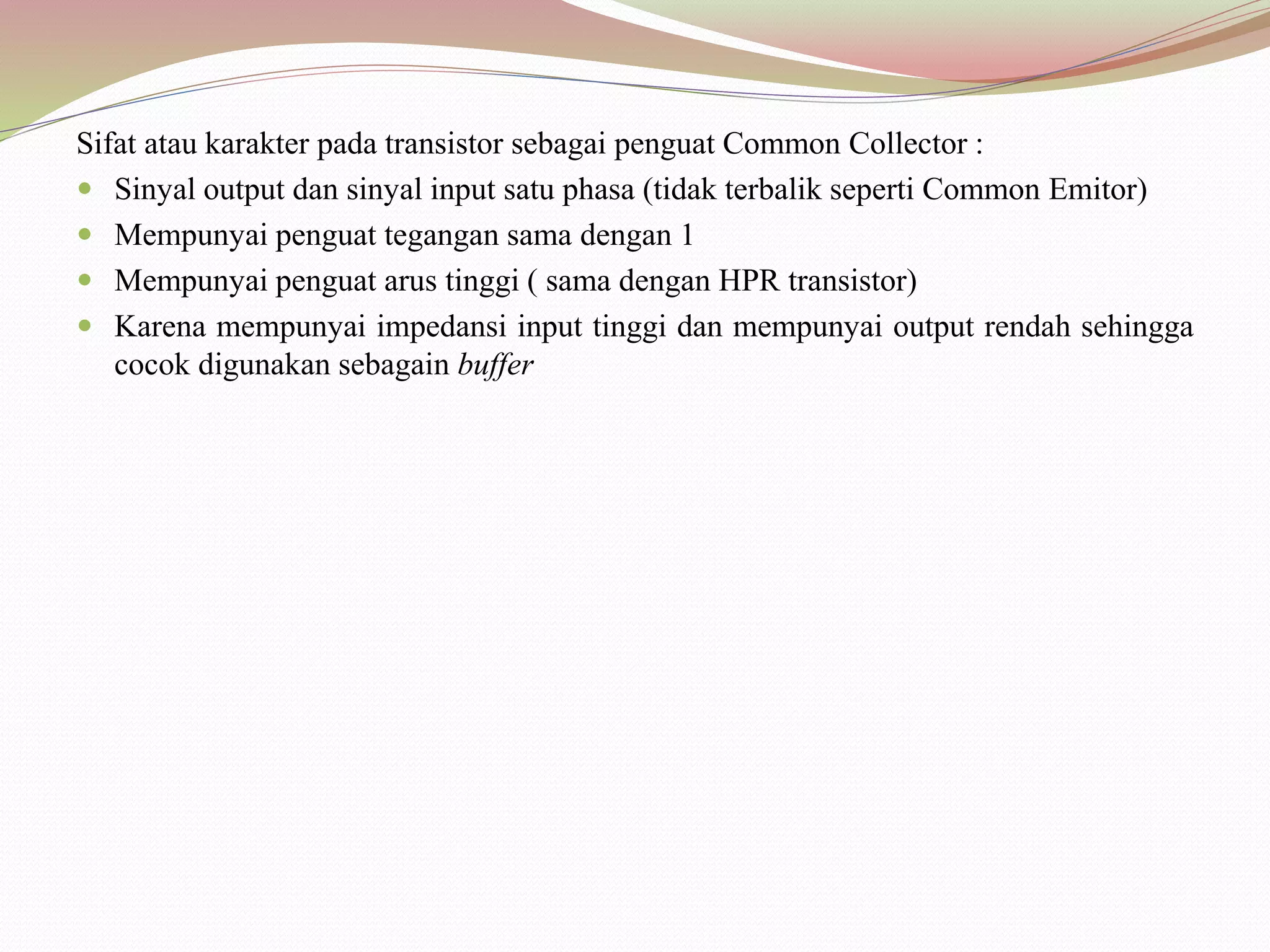 Penguat transistor | PPTX