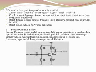 Penguat transistor | PPT