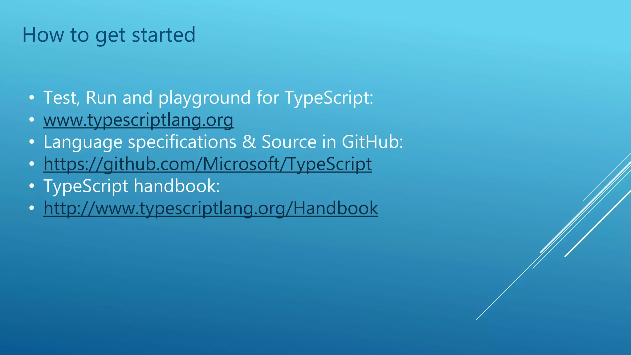 Typescript Jump Start Ppt