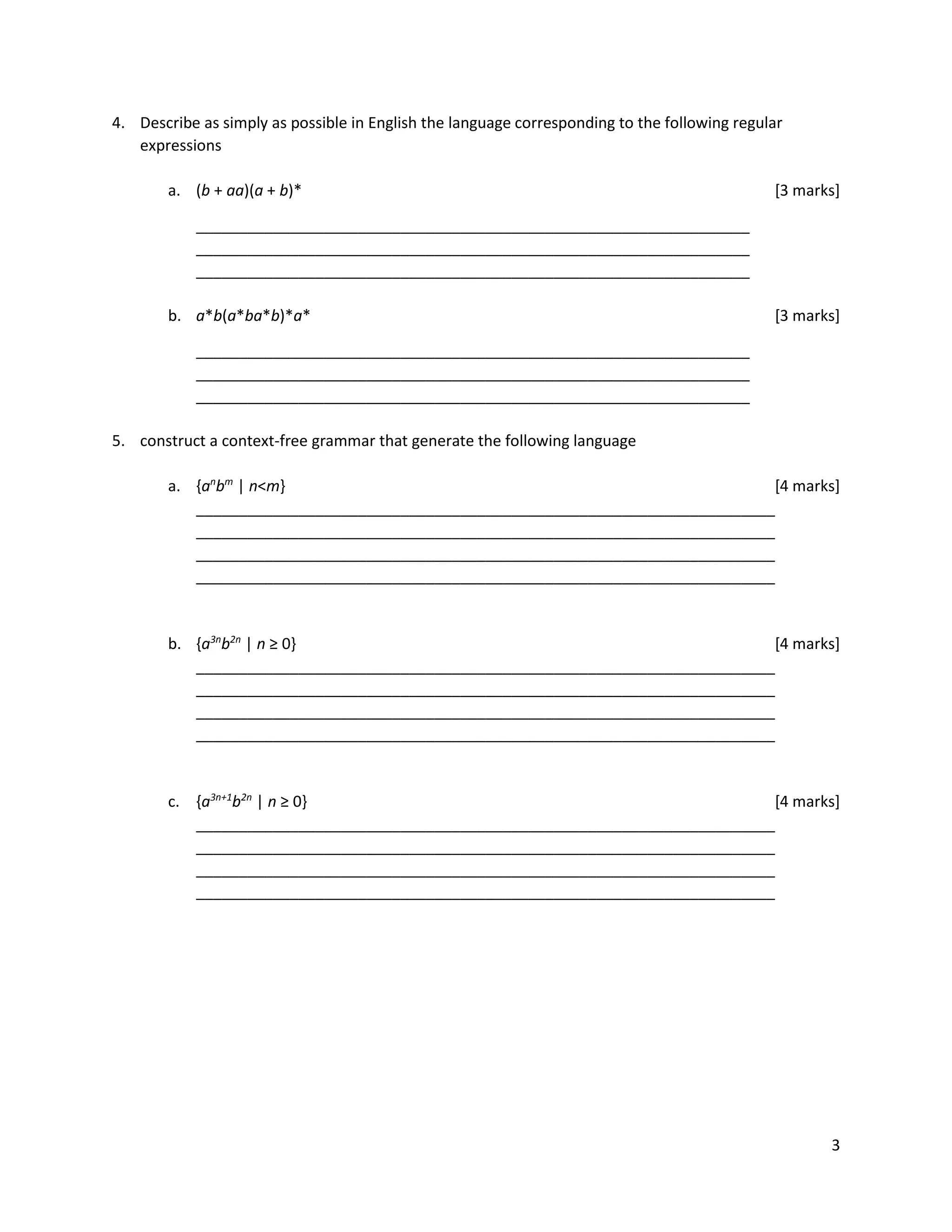 SCSJ3203 - Theory Science Computer - Midterm Paper | PDF