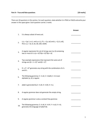 SCSJ3203 - Theory Science Computer - Midterm Paper | PDF