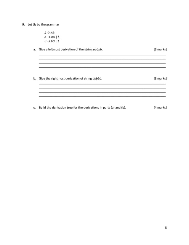 SCSJ3203 - Theory Science Computer - Midterm Paper | PDF
