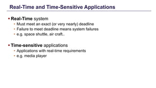 Supporting Time-Sensitive Applications on a Commodity OS | PPT