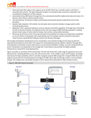 IBM SVC with Real-time Compression | PDF