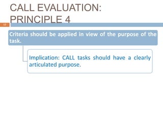 Tsl641 principles for call evaluation v 2 | PPT