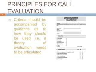 Tsl641 principles for call evaluation v 2 | PPT