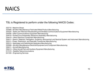 Tsl Capabilities Short Form Rev | PPT