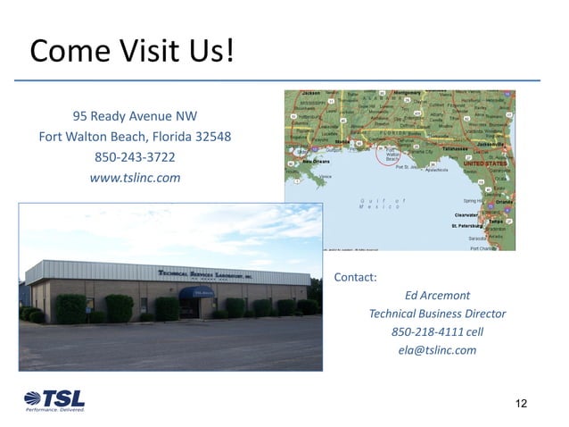 Tsl Capabilities Short Form Rev | PPT