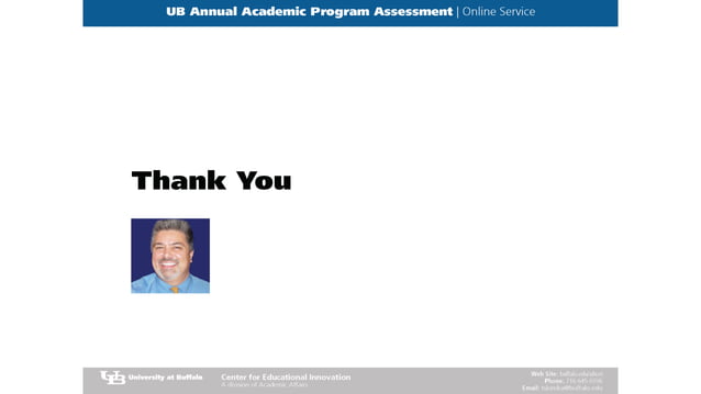 Assessment: UB Online Annual Academic Program Assessment | PDF