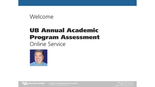 Assessment: UB Online Annual Academic Program Assessment | PDF