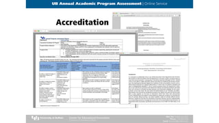 Assessment: UB Online Annual Academic Program Assessment | PDF
