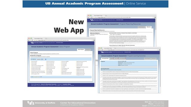 Assessment: UB Online Annual Academic Program Assessment | PDF