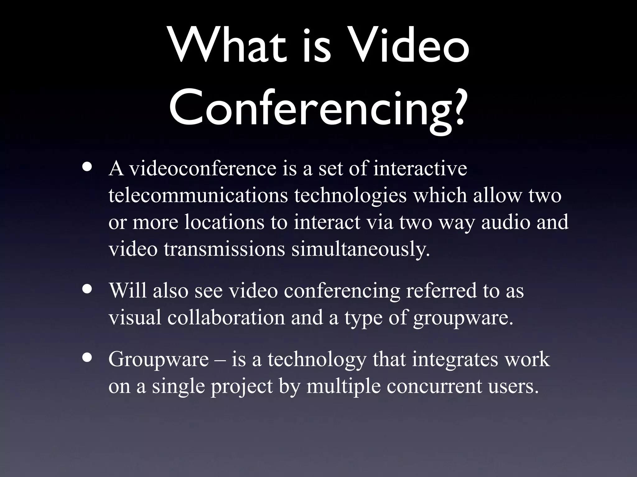 Video Conferencing | PPT