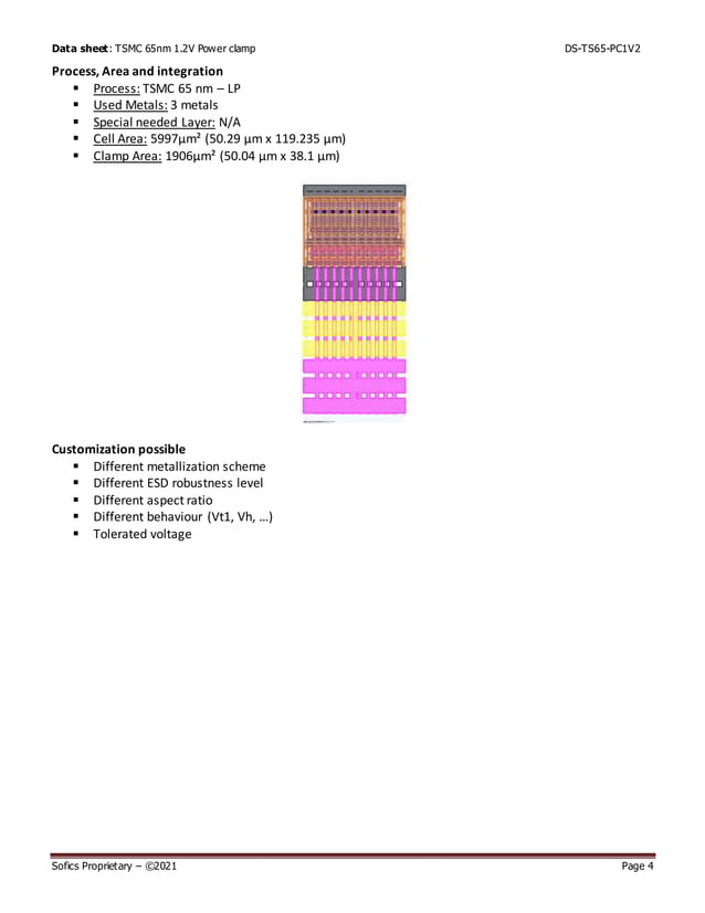 1.2V core power clamp for TSMC 65nm technology | DOCX | Consumer ...