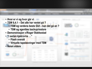 TSM 6.4.1 intro | PDF