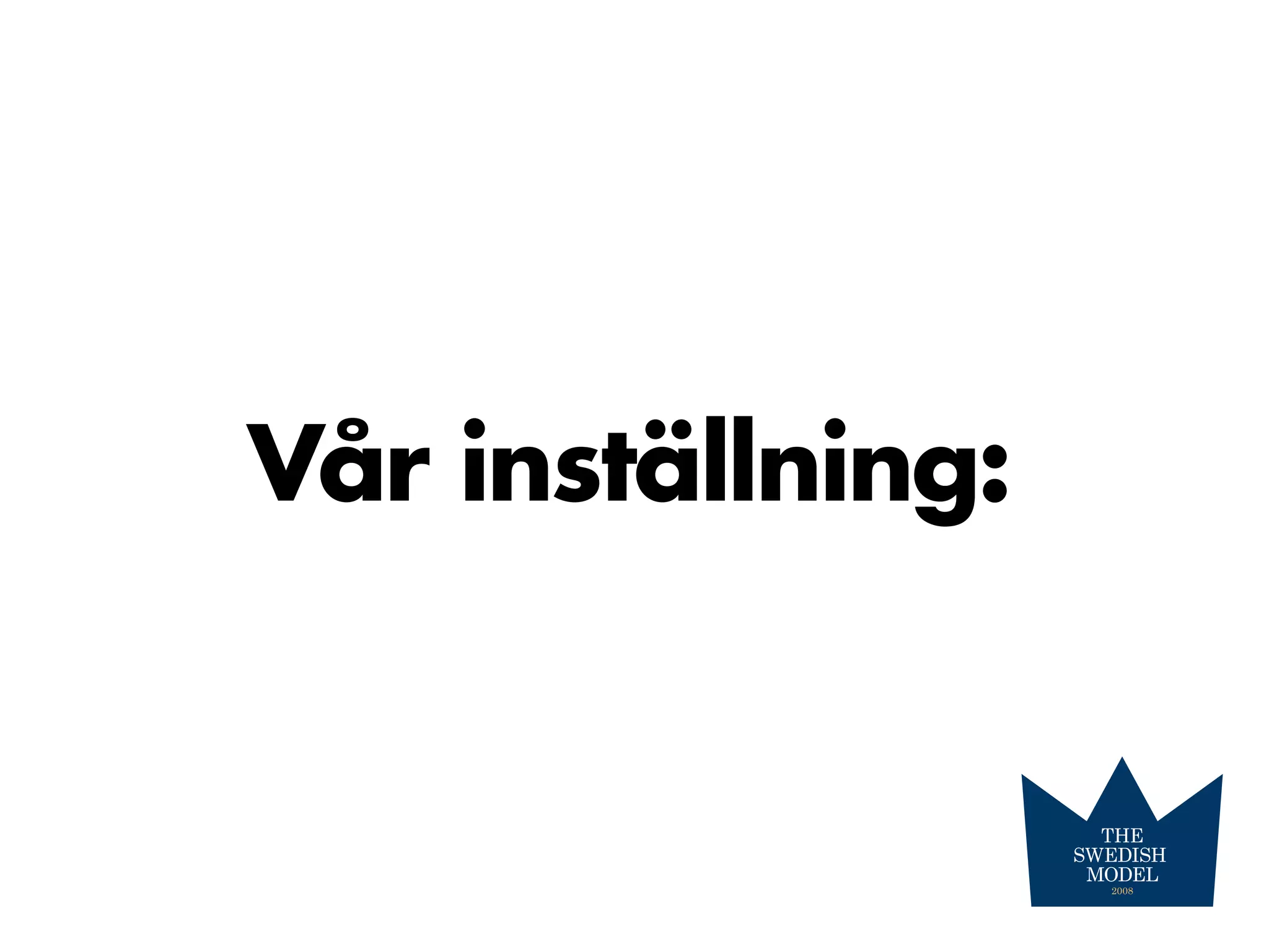 The Swedish Model - Malmö university | PDF