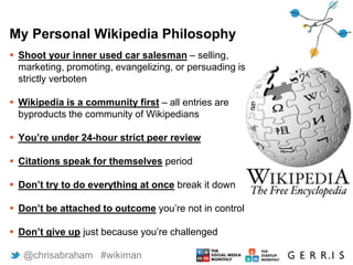 How To Manage Your Wikipedia Page | PPT