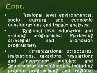 TOURISM PLANNING AND DEVELOPMENT | PPT