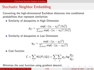 High Dimensional Data Visualization using t-SNE | PDF