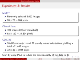 High Dimensional Data Visualization using t-SNE | PDF