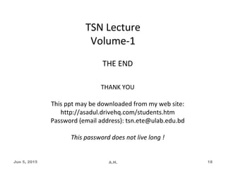 Tsn lecture vol 1 | PPT