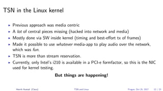 Tsn linux elce17 | PPT