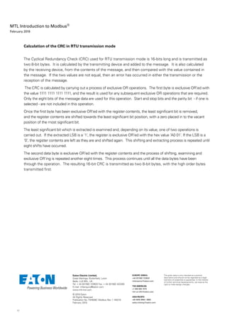 TSN_MTL838C_Modbus_Rev_1.pdf | Computer Networking | Computing