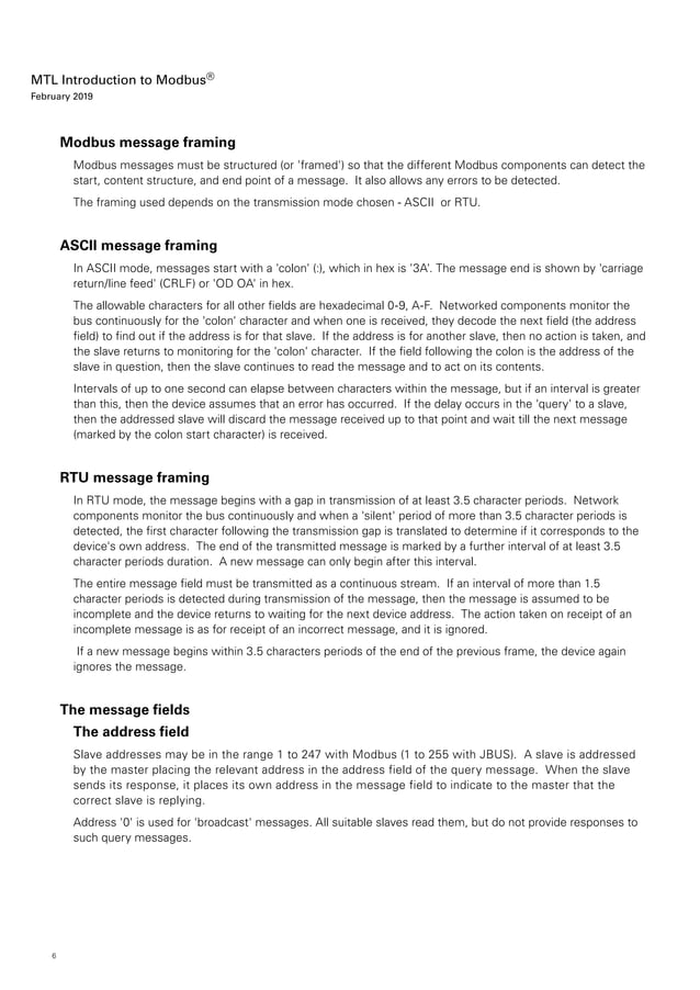 TSN_MTL838C_Modbus_Rev_1.pdf | Computer Networking | Computing