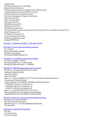Tso and ispf | PDF