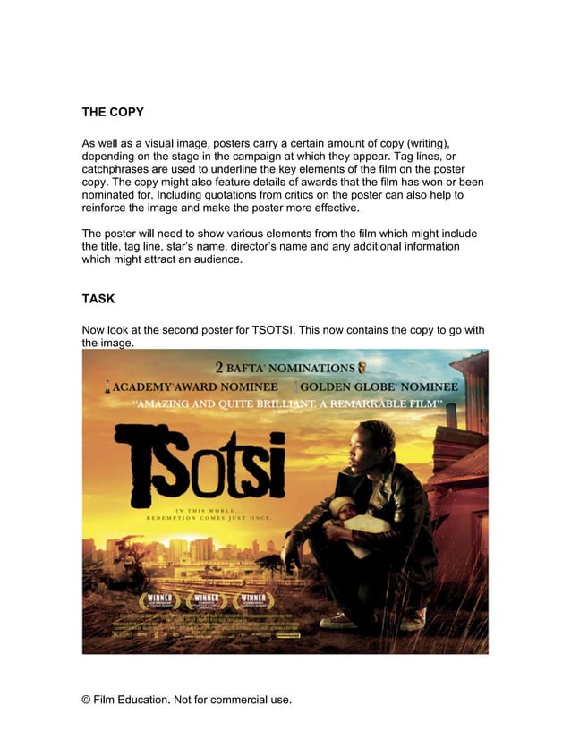 Tsotsi study pack | PDF