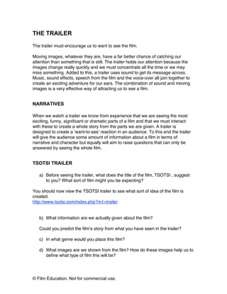 Tsotsi study pack | PDF