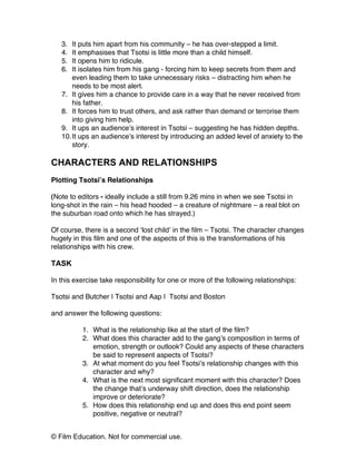 Tsotsi study pack | PDF