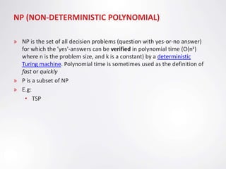 Travelling Salesman Problem | PPTX