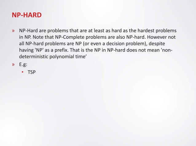 Travelling Salesman Problem | PPTX