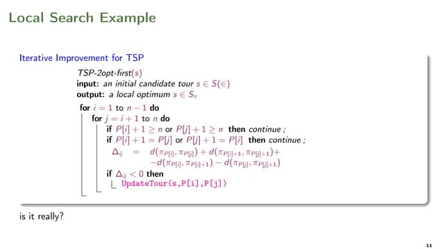 Introduction to the traveling salesperson problem | PPT