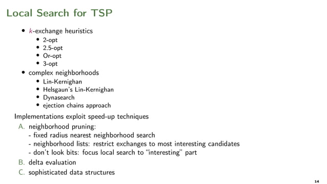 Introduction to the traveling salesperson problem | PPT