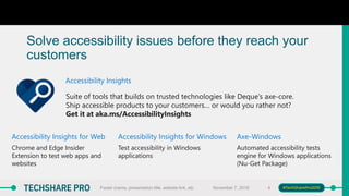 Accessible content creation presentation | PPT