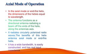 helical antenna, construction, geometry and design criteria and example ...