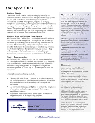 Introducing The Summit Point Group | PDF