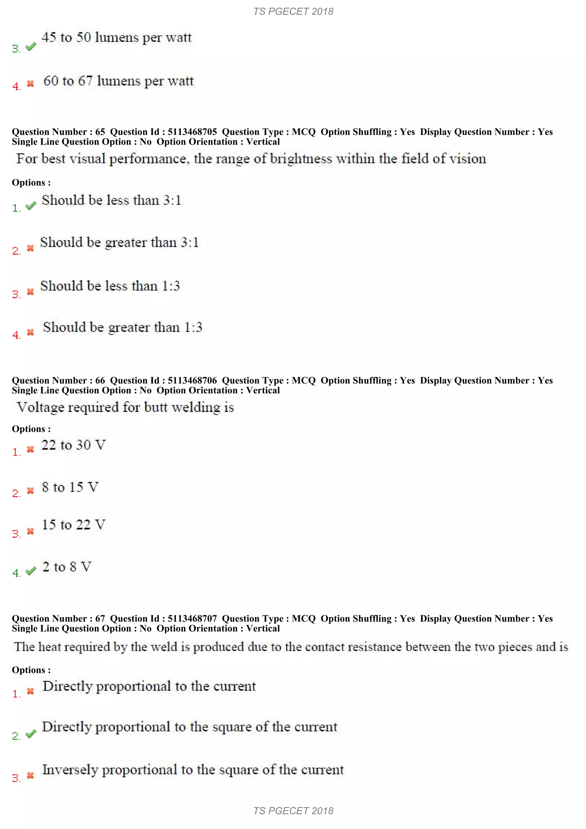 TS Pgecet Electrical 2018 Question Paper | PDF